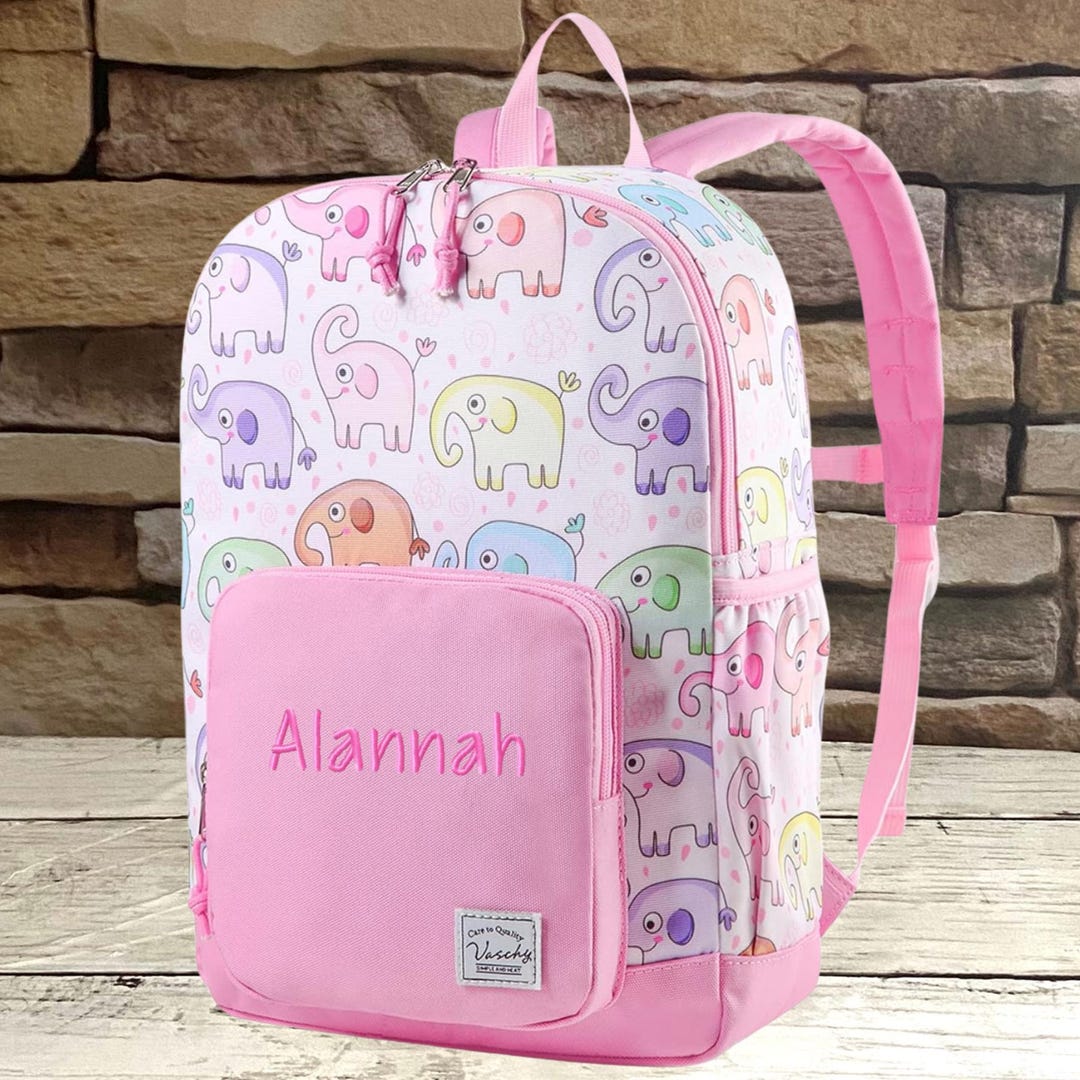 Personalized Girls Backpack, Kids Backpack, Kindergarten, Elementary ...