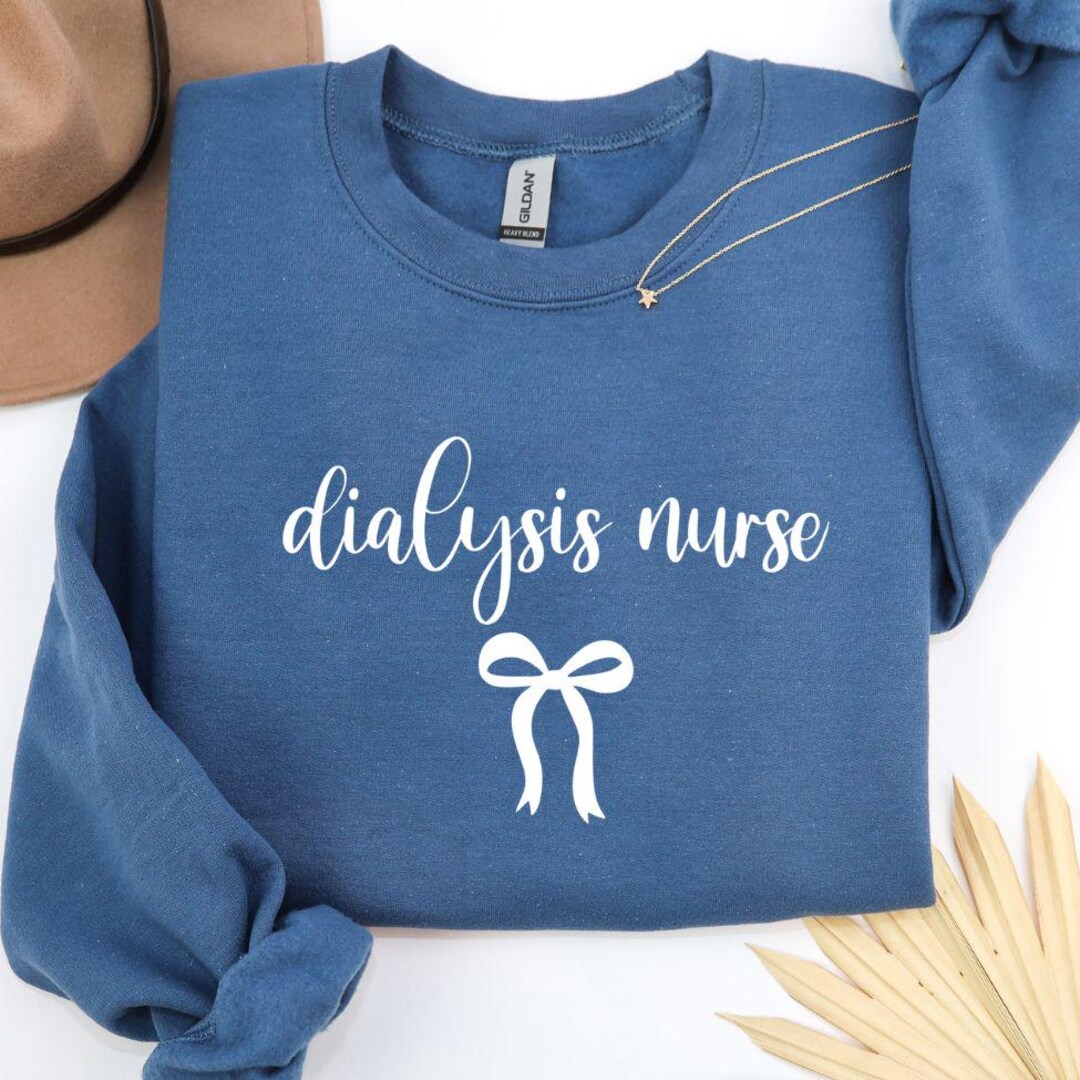 Dialysis Nurse Sweater, Dialysis Sweatshirt, Nephrology Crewneck ...