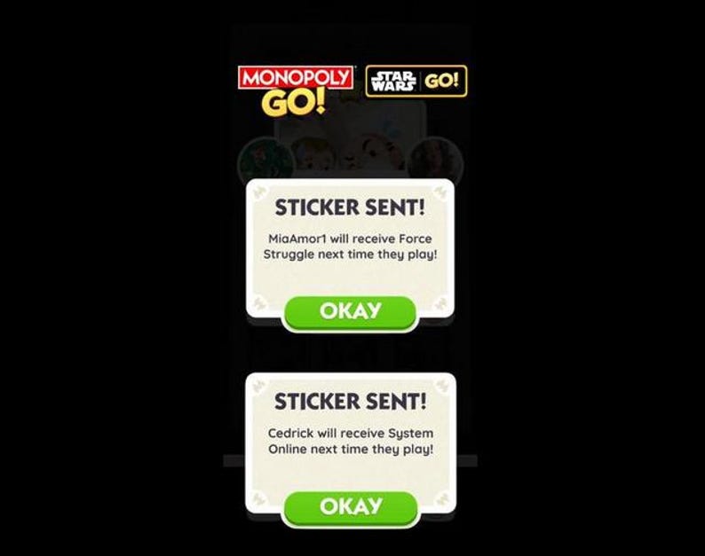 Campfire Bakin 4 Stars Set 11 Monopoly GO Sticker - Etsy