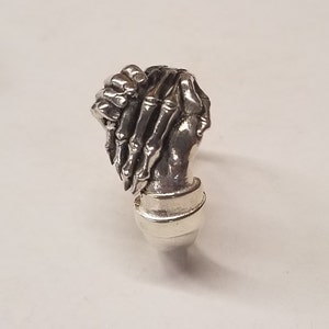 Sterling Shake Hands With the Devil Ring - Etsy