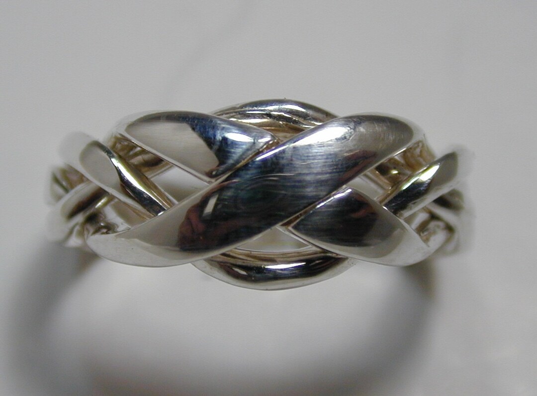 Ladies 4 Band Puzzle Ring 4NX - Etsy
