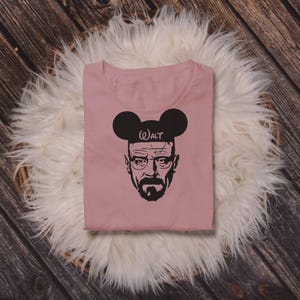 Walter White Disney SVG, Breaking Bad Svg, Walt T-shirt Design, Mickey ...