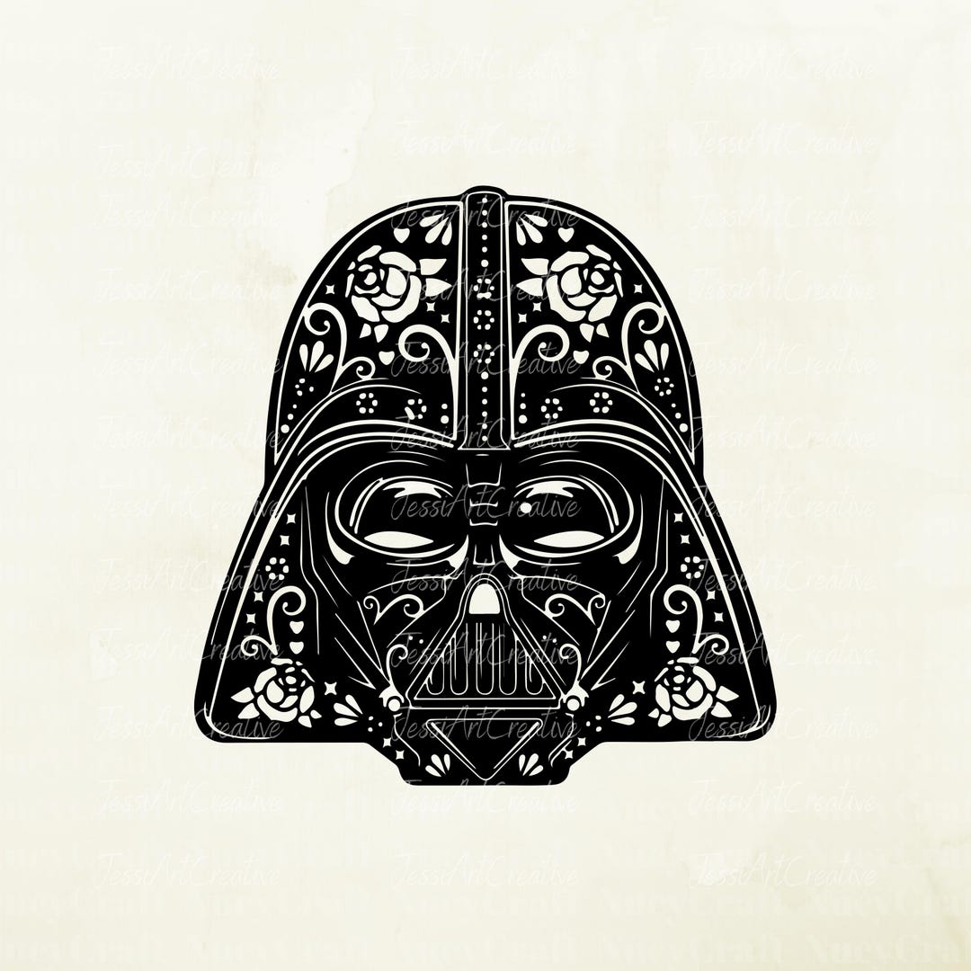 Darth Vader Head Svg, Star Wars Svg, Darth Vader Svg, Star Wars Shirt ...