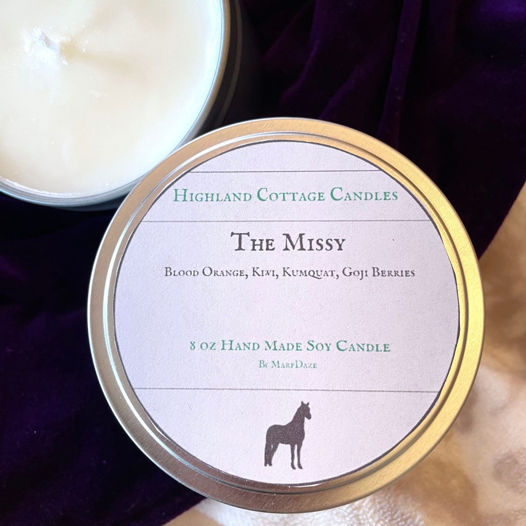 The Missy Candle / Blood Orange, Kumquat, Kiwi, Goji Berries Soy Candle ...