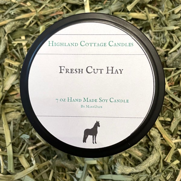 Fresh Cut Hay Candle - Etsy