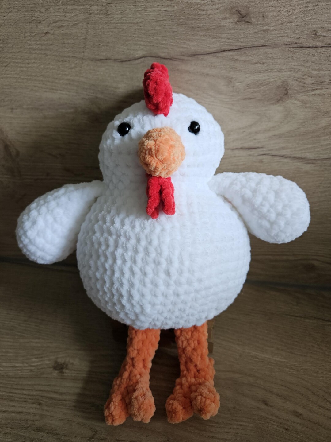 Crochet Pattern – Daisy the Chicken | Super Soft Chenille Yarn ...