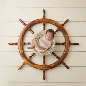 Digital Backdrop for Boy asleep at the Helm Newborn Prop Nautical - Etsy