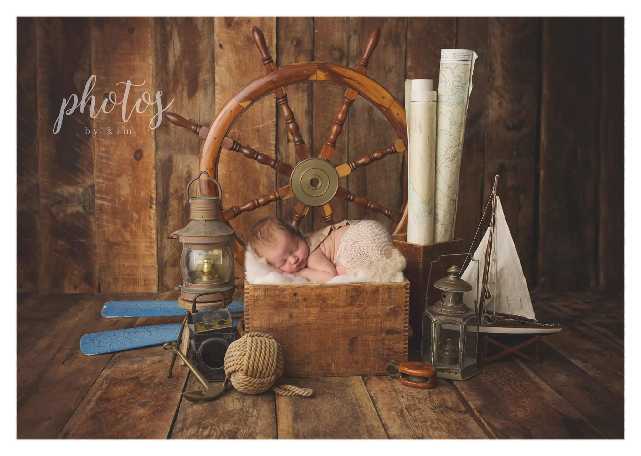 BOY Digital Backdrop- "the Nautical Baby"- Newborn Prop - DIGITAL ...