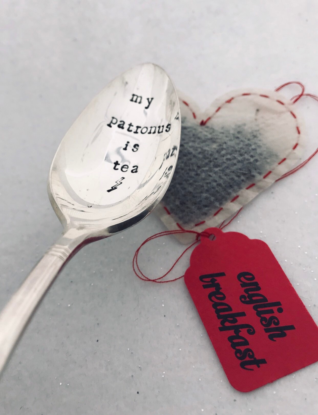 My Patronus is Tea Stamped Spoon for a Unique Birthday Gift | Etsy