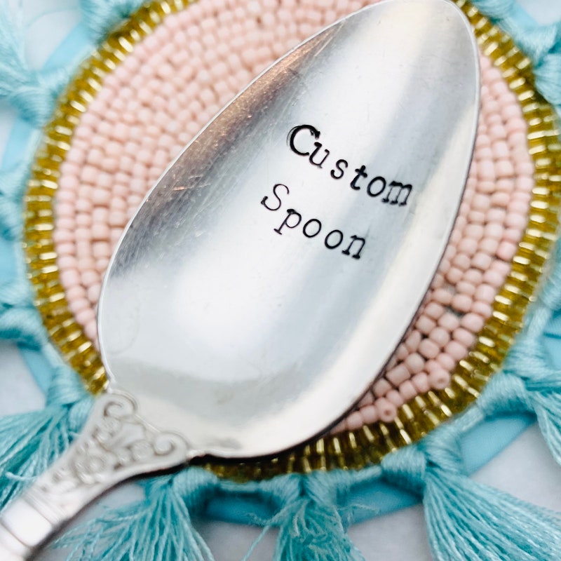 Stamped Spoons - Etsy