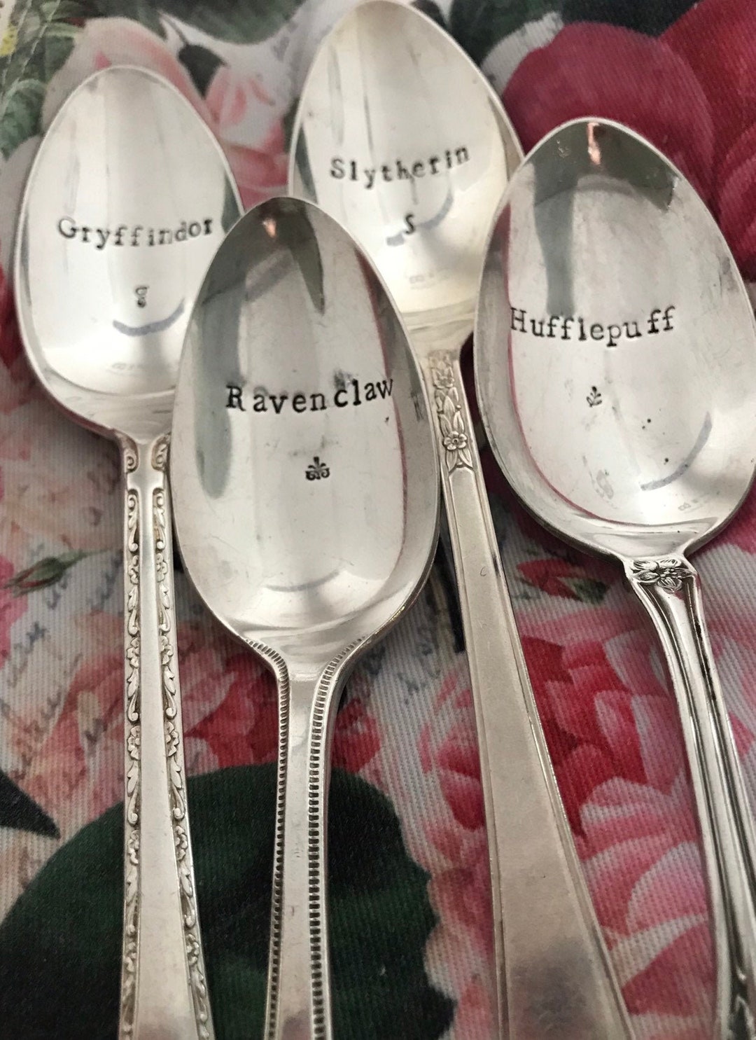 Wizarding House Spoons. Choose Serving, Oval Soup Spoon or Teaspoon ...