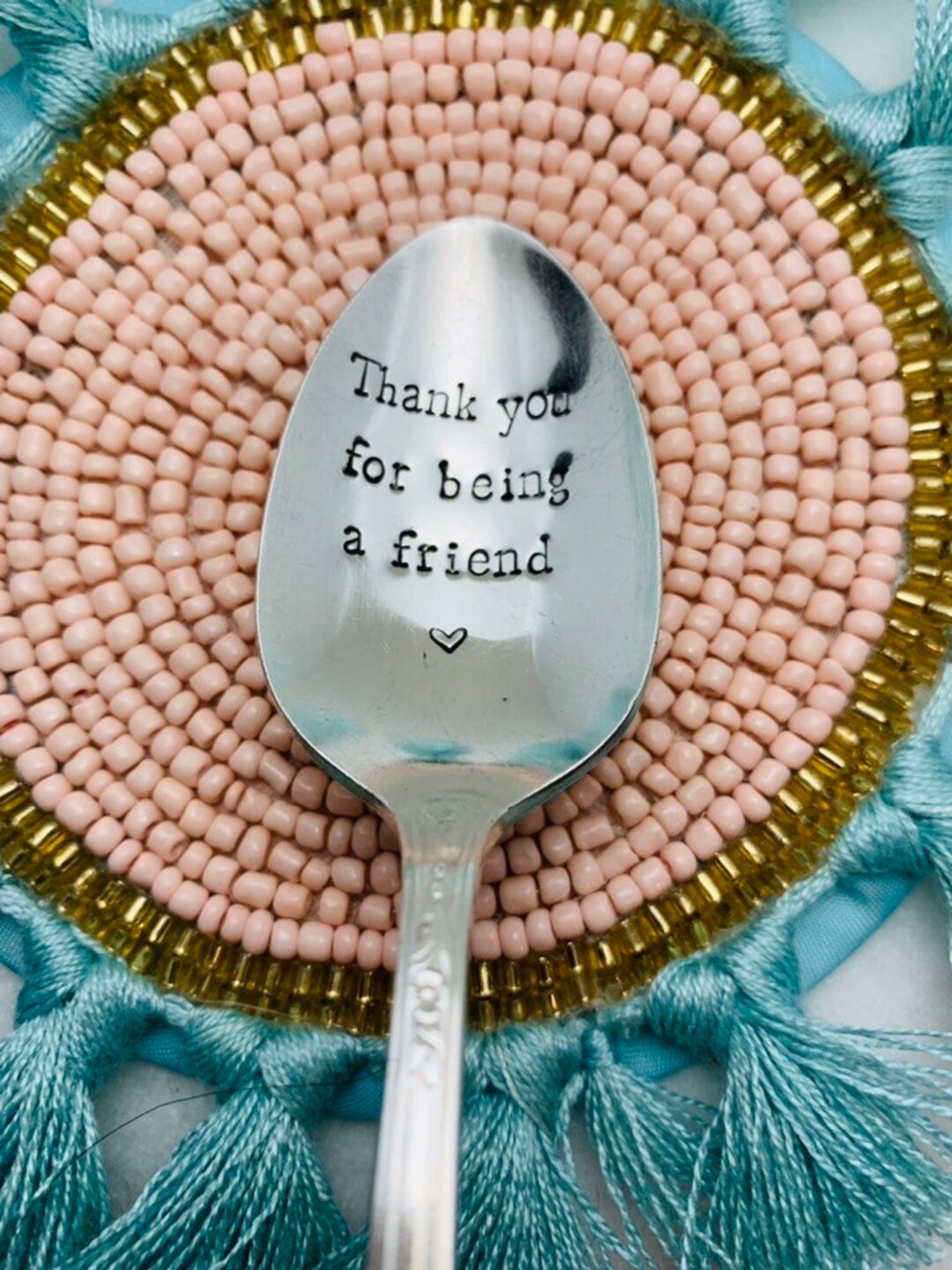 Thank You for Being a Friend. Golden Girls Stamped Teaspoon - Etsy