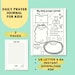 Printable Kids Prayer Journal – Daily Christian Devotional Worksheet ...