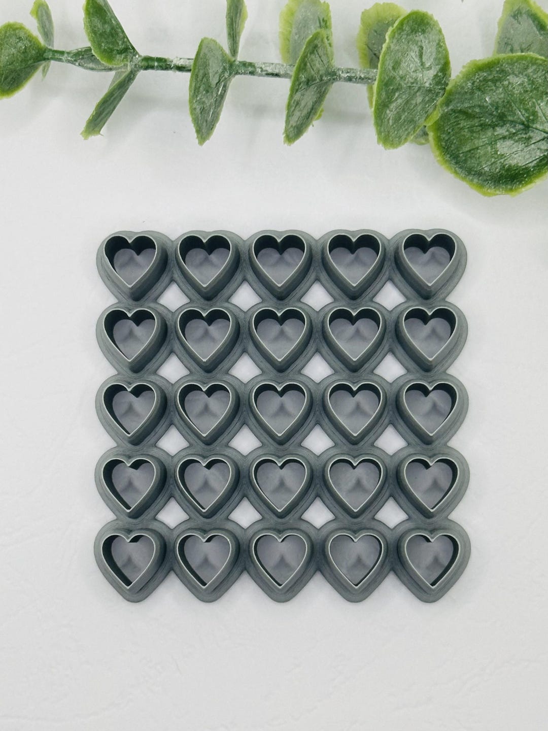 Classic Heart Shaped Multi-cutter All-in-1 Cookie Cutter / Polymer Clay ...