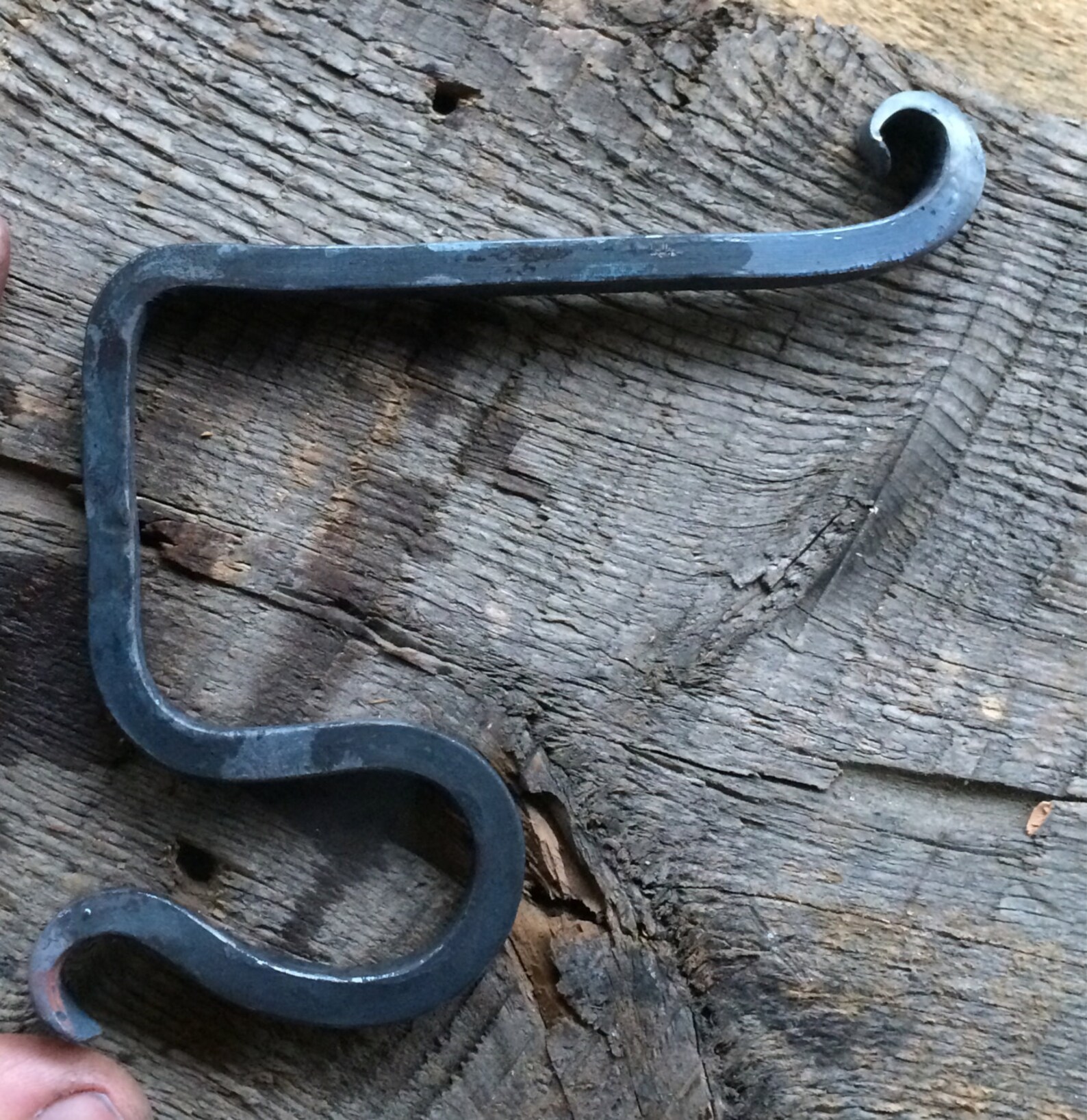 Custom Fit Hand Forged No Nail Mantle Stocking Hooks / Hangers - Etsy