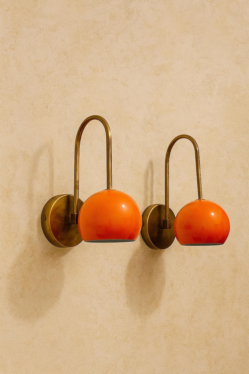 Mid-century Diablo Modern Wall Sconce for Living Room, Bedroom, Hallway ...