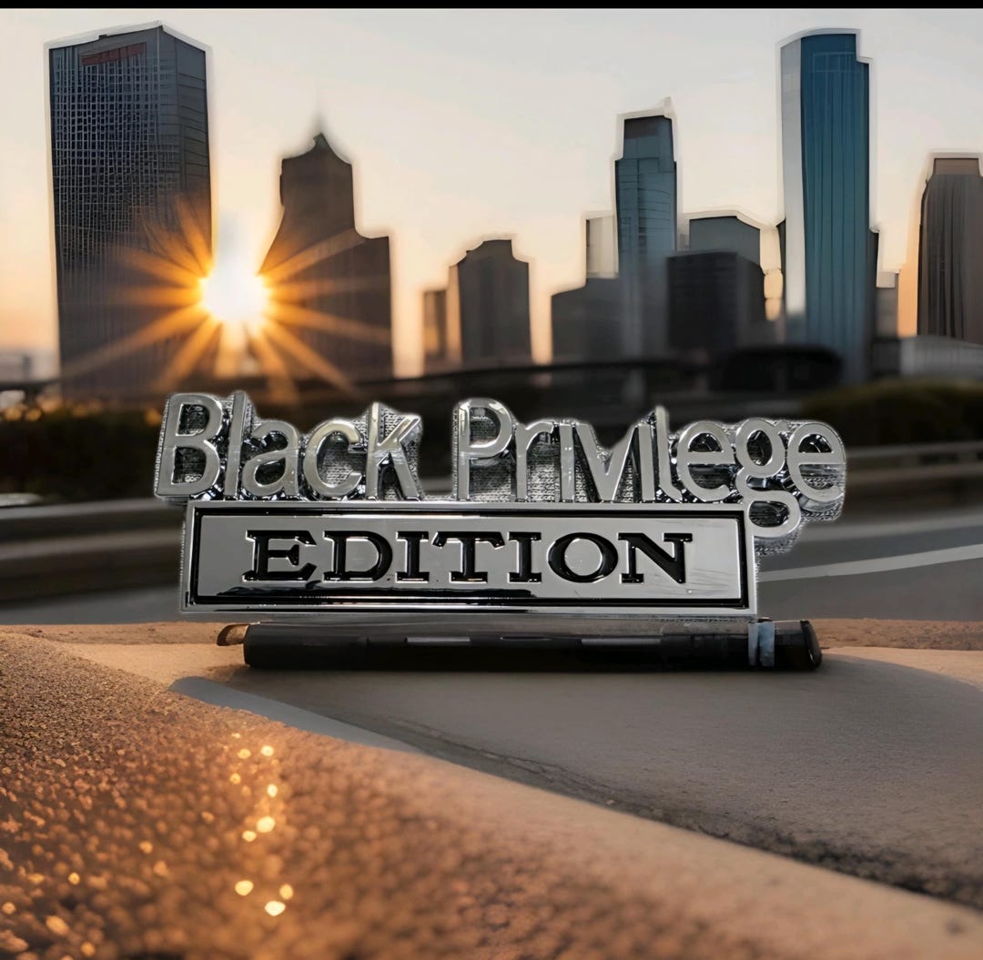 Black Privilege Chrome Plated Auto Car, Truck, SUV, Motorcycle, Trailer ...