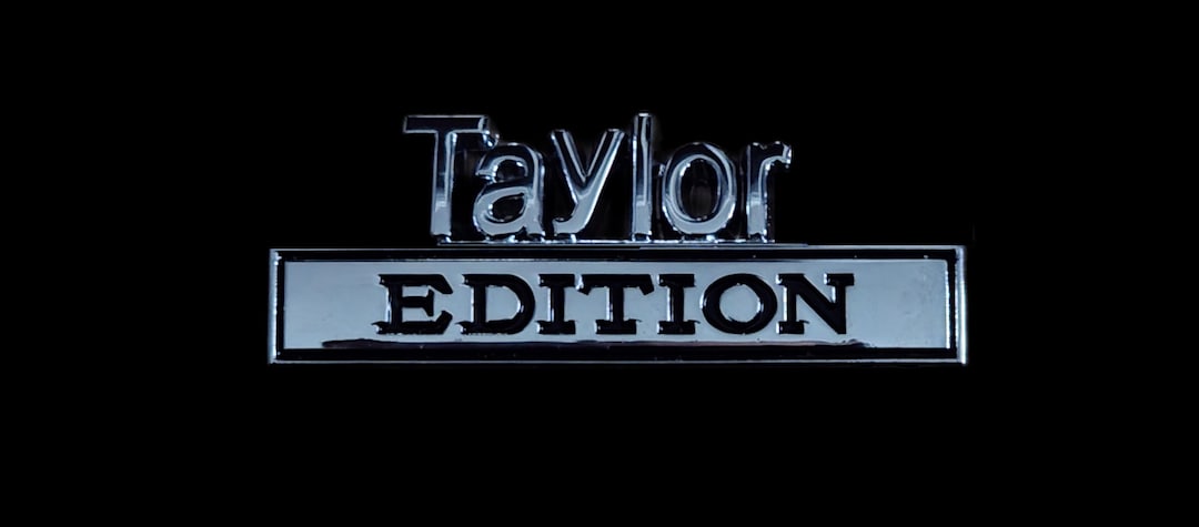 Taylor Edition Emblem Car Truck SUV Motorcycle Boat Golf Cart Scooter ...