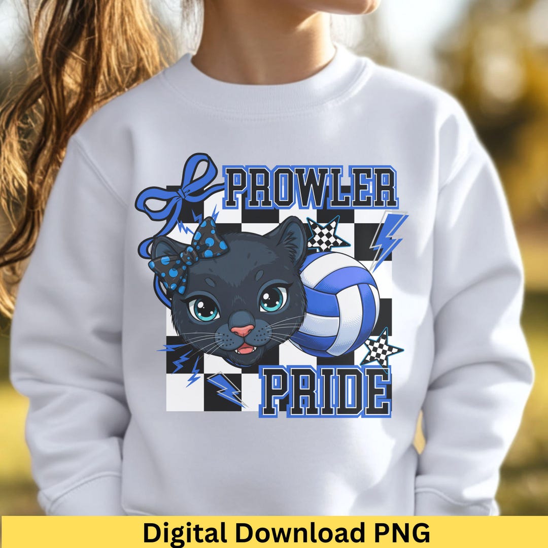 Prowler Pride Volleyball Kids PNG Digital Download Sublimation Design ...