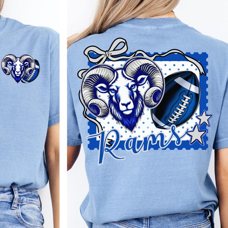 Rams Mascot PNG: School Spirit Design for Sublimation (digital Download ...