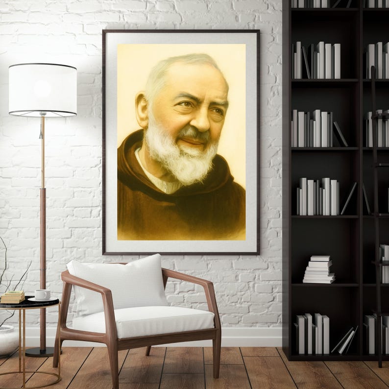Padre Pio of Italy 11x14 Printable Wall Art | High-quality Catholic ...