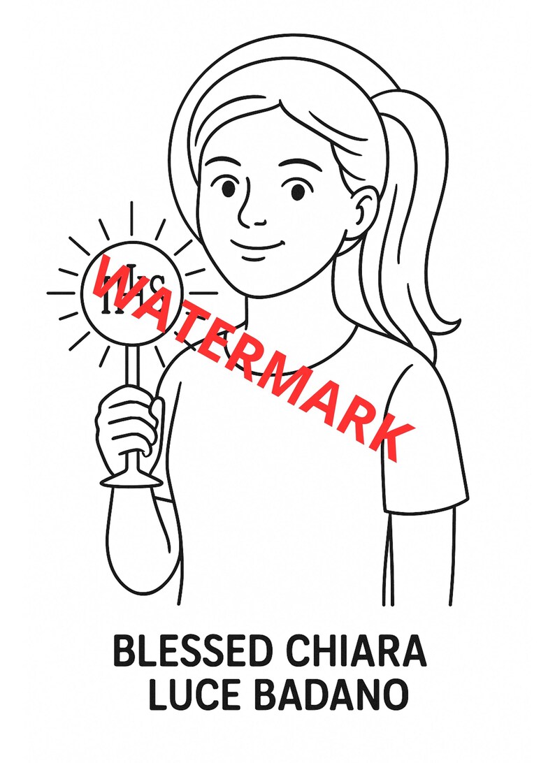 Catholic Saint Coloring Pages: Acutis, Badano, Frassati (digital ...
