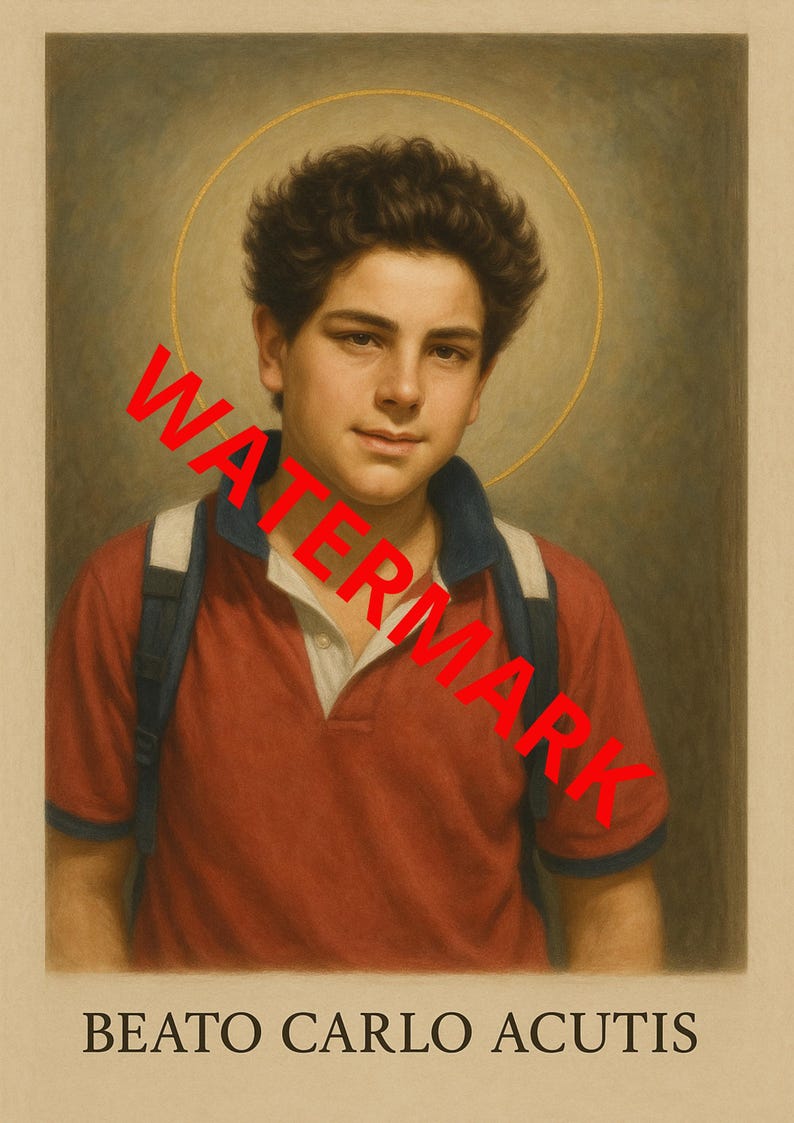 Blessed Carlo Acutis Catholic Wall Art Printable – Instant Download ...