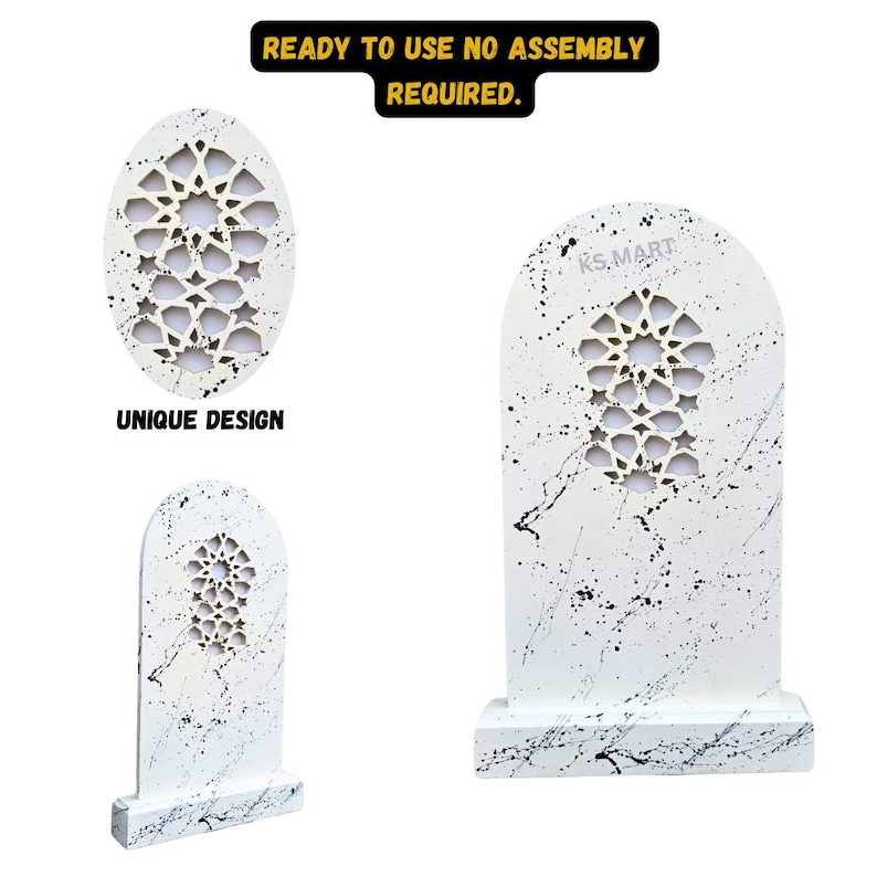 Handcrafted Wooden Prayer Barrier – Islamic Home & Mosque Divider ...