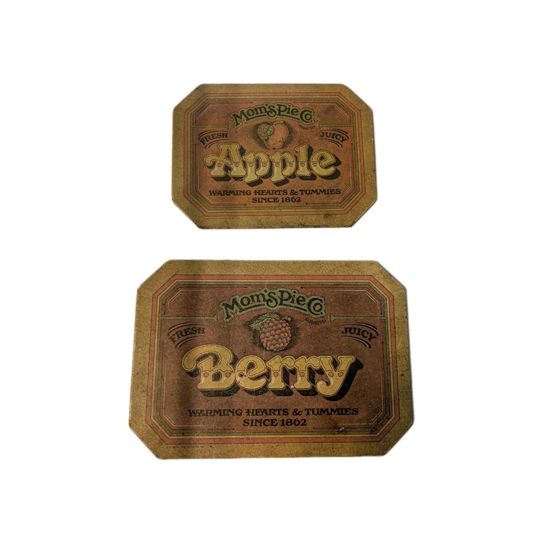 Vintage Ballonoff Hot Plate Mats (set of 2) - Mom's Pie Co. Apple ...