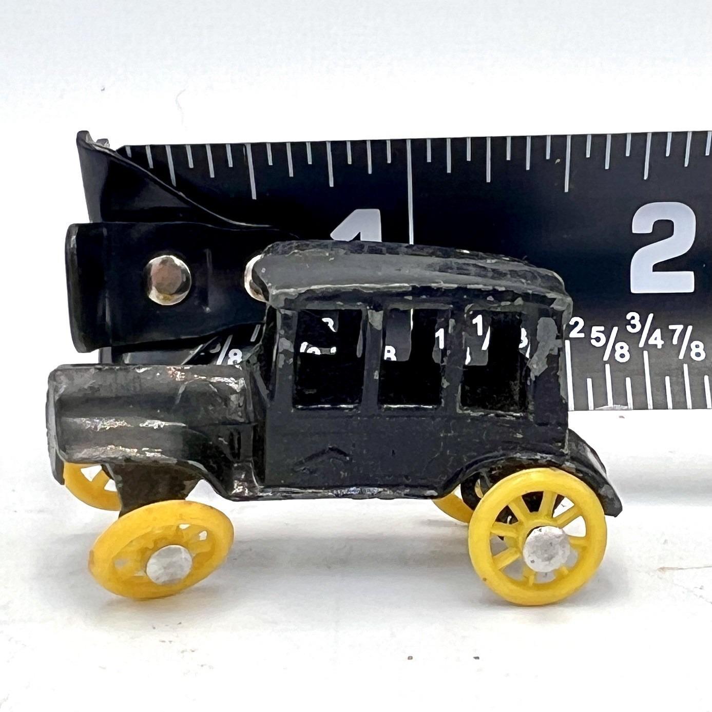 Vintage Miniature Metal Car Antique Toy Vehicle 1950s Black Japan RARE ...