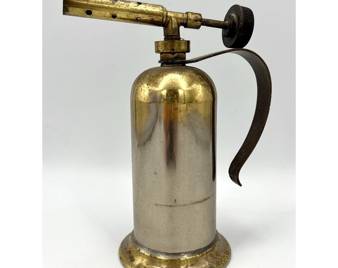 Vintage LENK MFG Mini ALCOHOL Blowtorch Brass Blow Torch 7" - Etsy