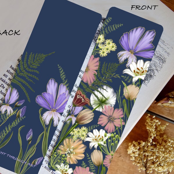 Illustrated Bookmark - Etsy