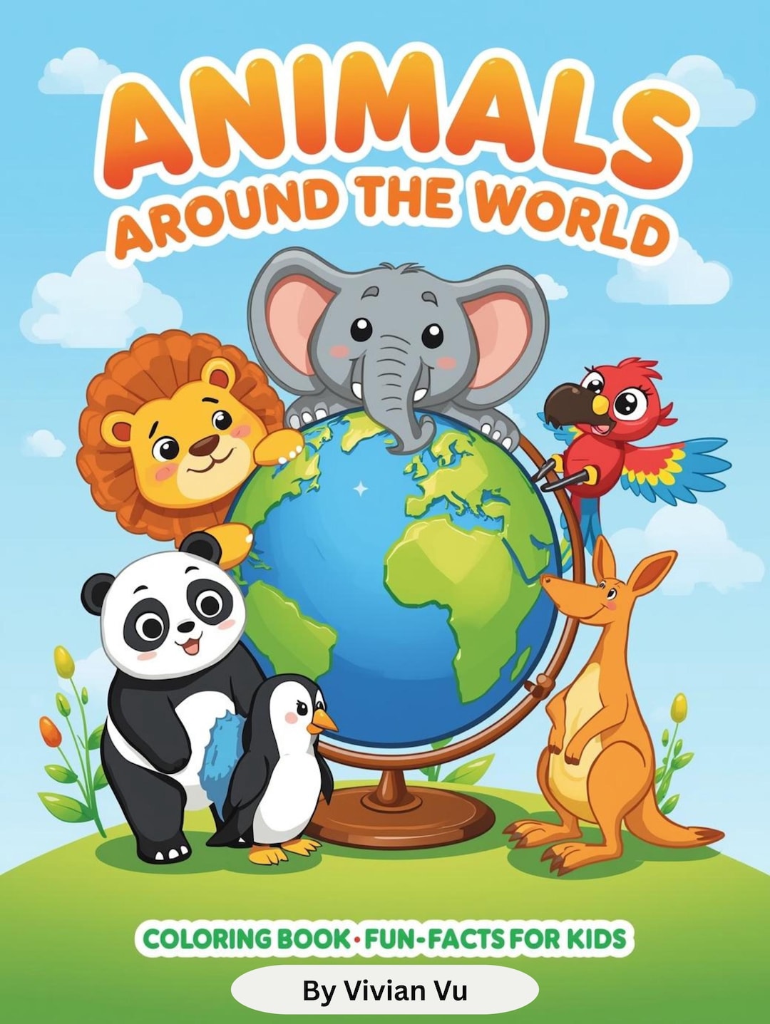 Animals Around the World Coloring Book: Fun Facts for Kids (PDF ...