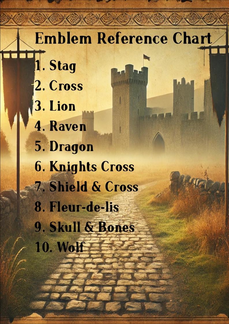 Custom Medieval Banner – Gaming or Dnd Decor – 5.5x3.9 Inches ...