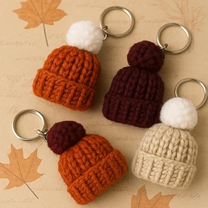 Small Needlepoint Keychain - Etsy UK