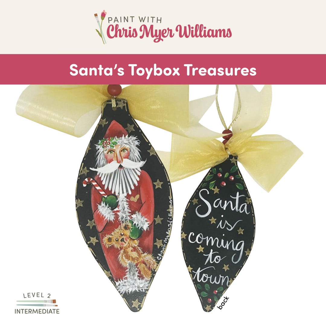Santa's Toybox Treasures Digital Download How to Paint Pattern Packet ...