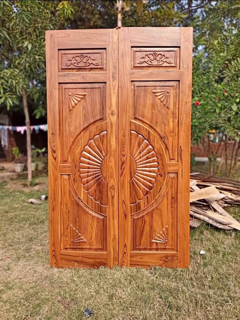 Custom Wooden Doors, Pantry Doors, Antique Design, French Doors, Raised ...