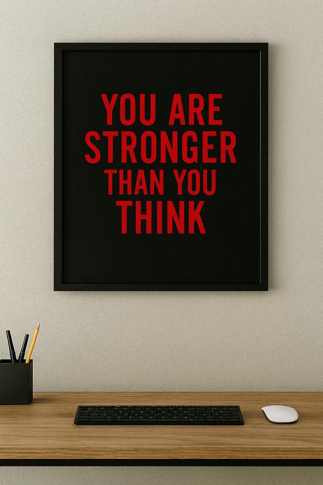 Motivational Poster: Neon Red Empowerment Quote (digital Download) - Etsy