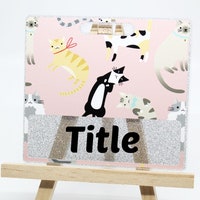 Cute Cat Badge Reel - Etsy