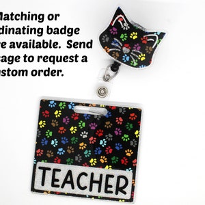 Lab Badge Buddy, Blood Splatter Badge Buddy, Customizable Acrylic ...