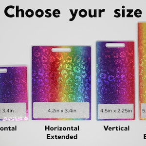 Lab Badge Buddy, Blood Splatter Badge Buddy, Customizable Acrylic ...