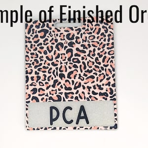 Lab Badge Buddy, Blood Splatter Badge Buddy, Customizable Acrylic ...