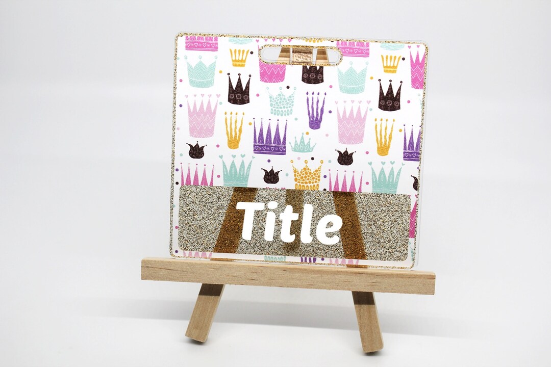 Custom Crown Badge Buddy: Acrylic ID Card Holder - Etsy