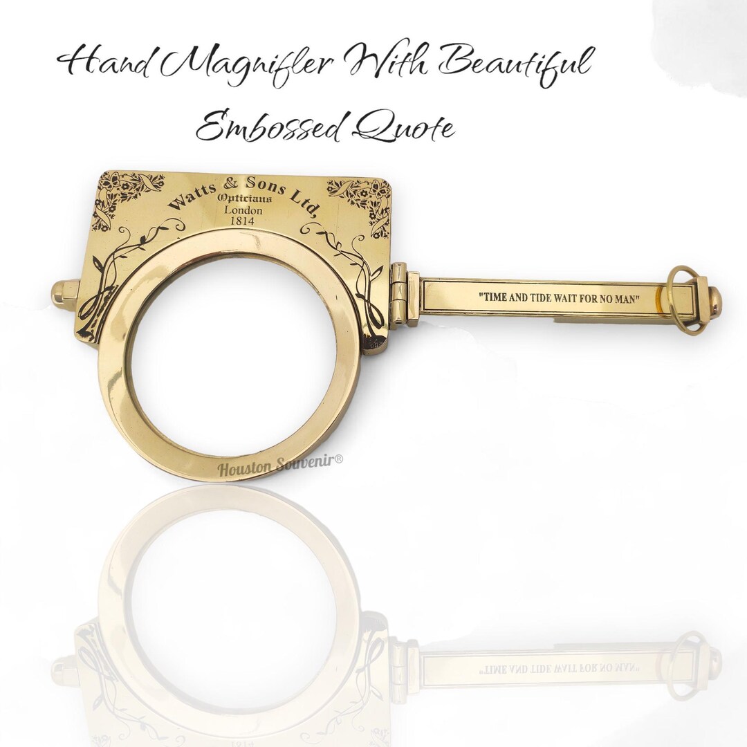 Personalized Magnifying Glass – Custom Engraved Pocket Magnifier • Gift ...