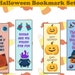 Printable Halloween Bookmark Set 4 Designs book Lover - Etsy