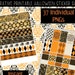 Printable Halloween Stationary Pack 5 Different Designs Holiday Writing ...