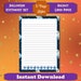 Printable Halloween Stationary Pack 5 Different Designs Holiday Writing ...