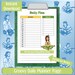 Groovy Zen Daily Planner Page Printable Peaceful Digital - Etsy