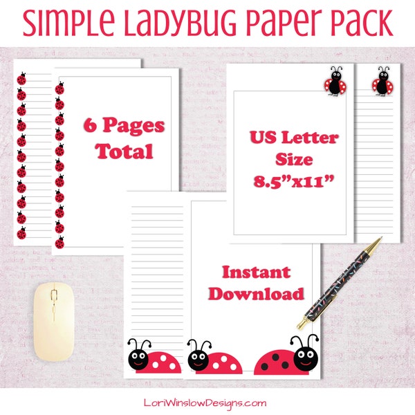 Pretty Writing Paper - Etsy