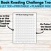 100 Book Reading Challenge Tracker Printable, Book Tracker List, Bonus ...